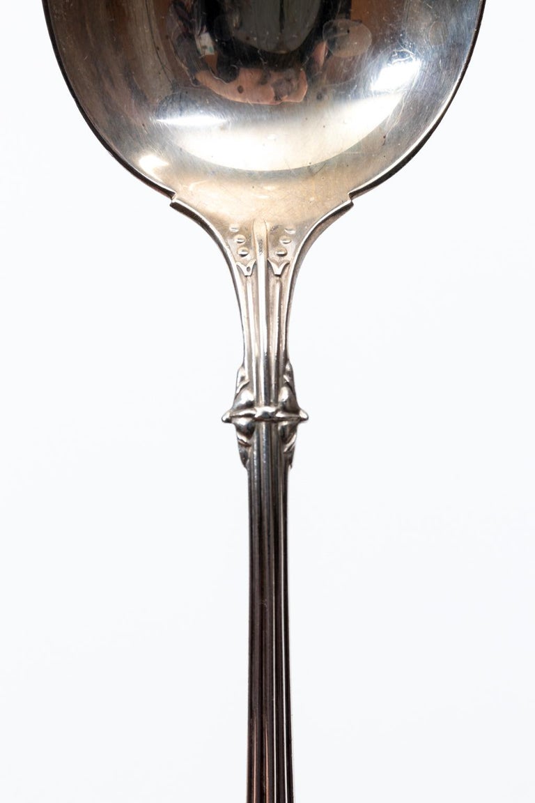 Sterling Silver Pair of Corinthian Spoons For Sale at 1stDibs
