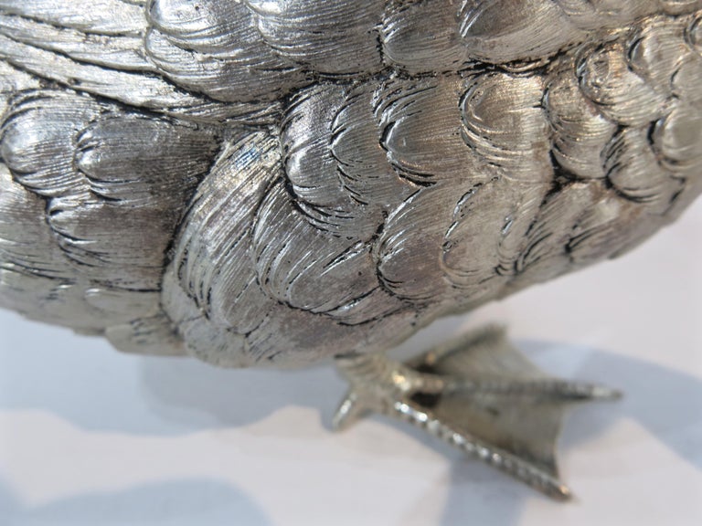Sterling Silver Pair of Ducks at 1stDibs