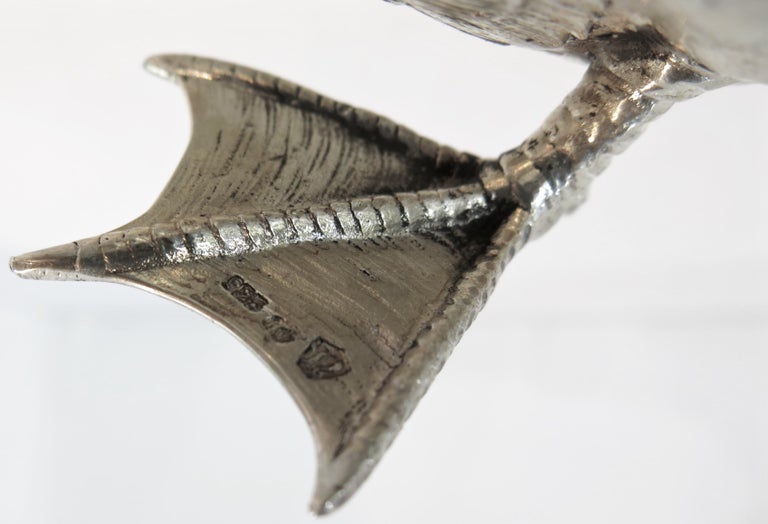 Sterling Silver Pair of Ducks at 1stDibs