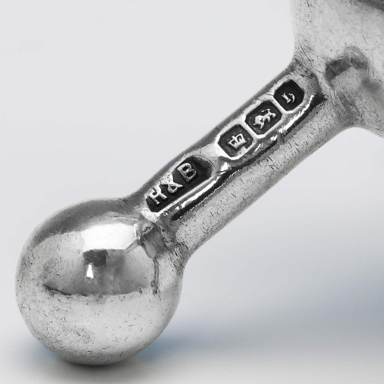 Antique Novelty Pair of Sterling Silver Knife Rests from 1900 by ...