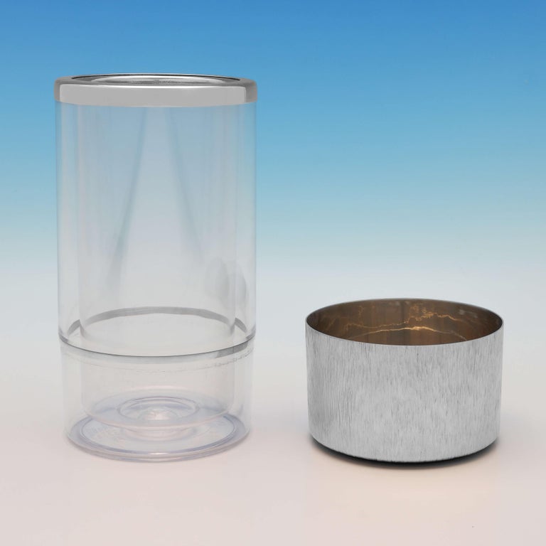 Gerald Benney - Rare Modernist Sterling Silver Wine Coolers and Wine ...