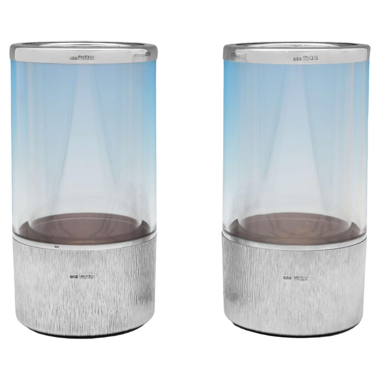 Gerald Benney - Rare Modernist Sterling Silver Wine Coolers and Wine ...
