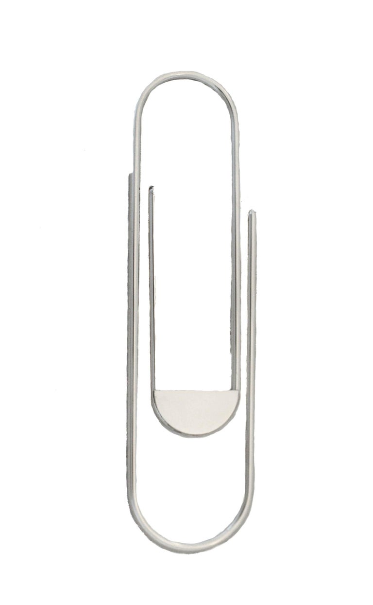 Sterling Silver Paper Clip For Sale at 1stDibs