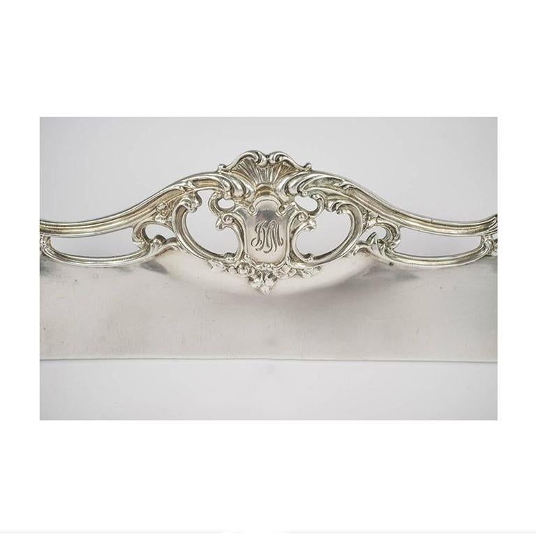 Sterling Silver Paperweight or Crumb Collector For Sale at 1stDibs
