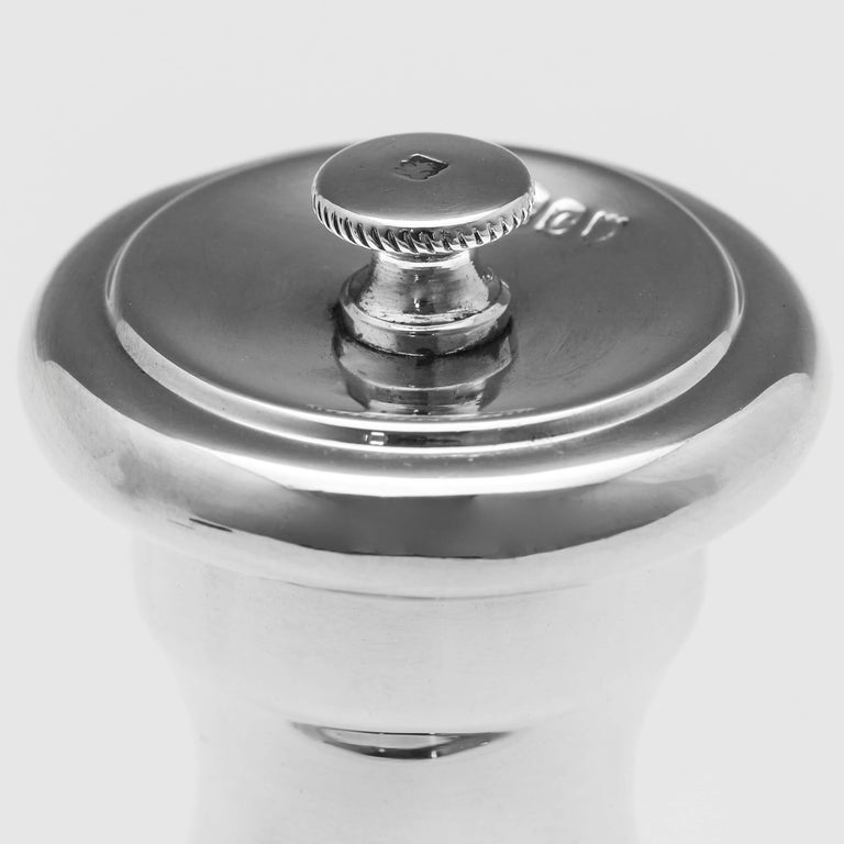Victorian Antique Sterling Silver Pepper Grinder by Heath and Middleton ...