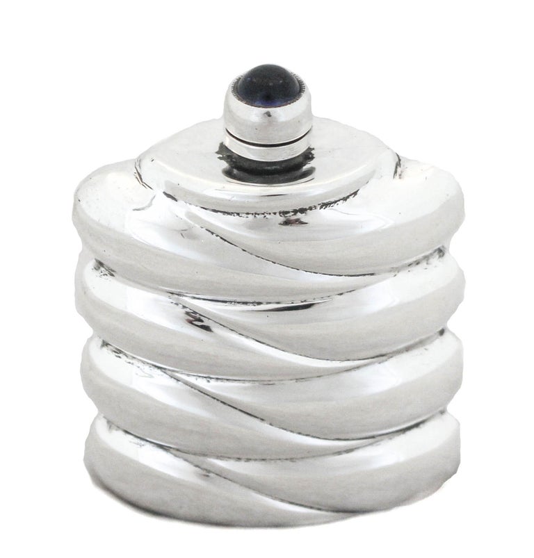 Sterling Silver Perfume Bottle For Sale at 1stDibs