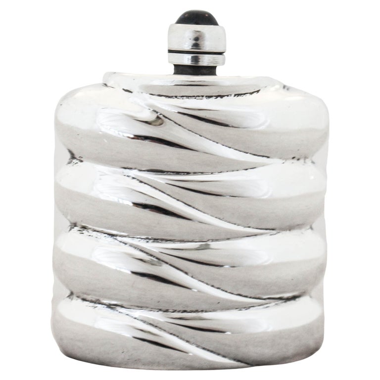 Sterling Silver Perfume Bottle For Sale at 1stDibs