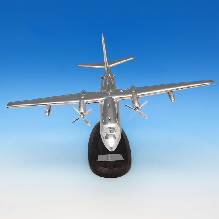 Scottish Fisheries Sterling Silver Plane Model Fokker F27-200 ...