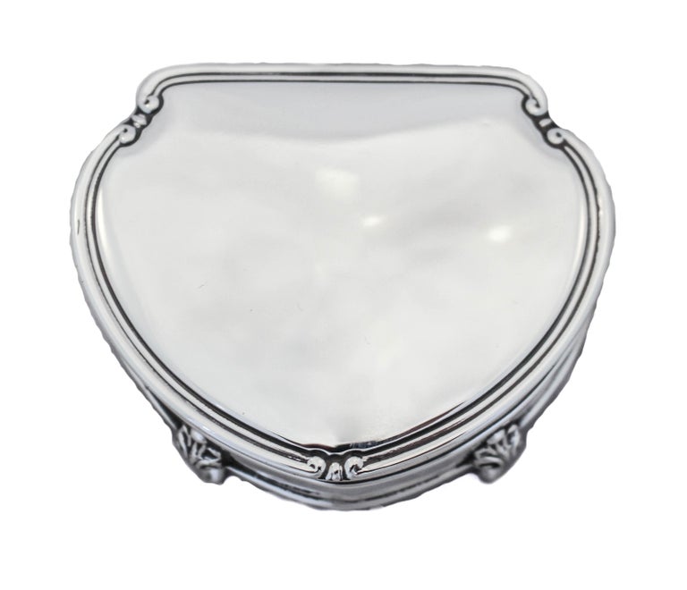 Sterling Silver Ring Box For Sale at 1stDibs
