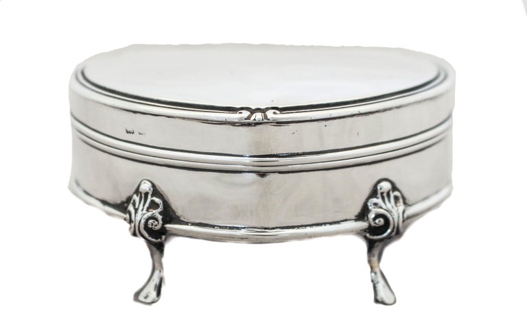 Sterling Silver Ring Box For Sale at 1stDibs