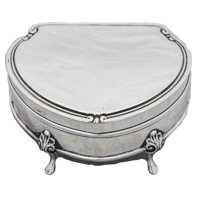 Sterling Silver Ring Box For Sale at 1stDibs
