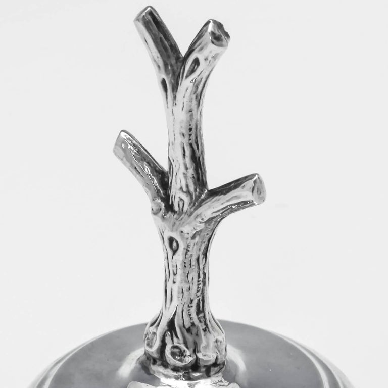 Antique Edwardian Sterling Silver Novelty Ring 'Tree' from 1905 For ...