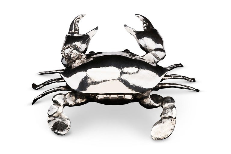 Sterling Silver Salt Crab For Sale at 1stDibs