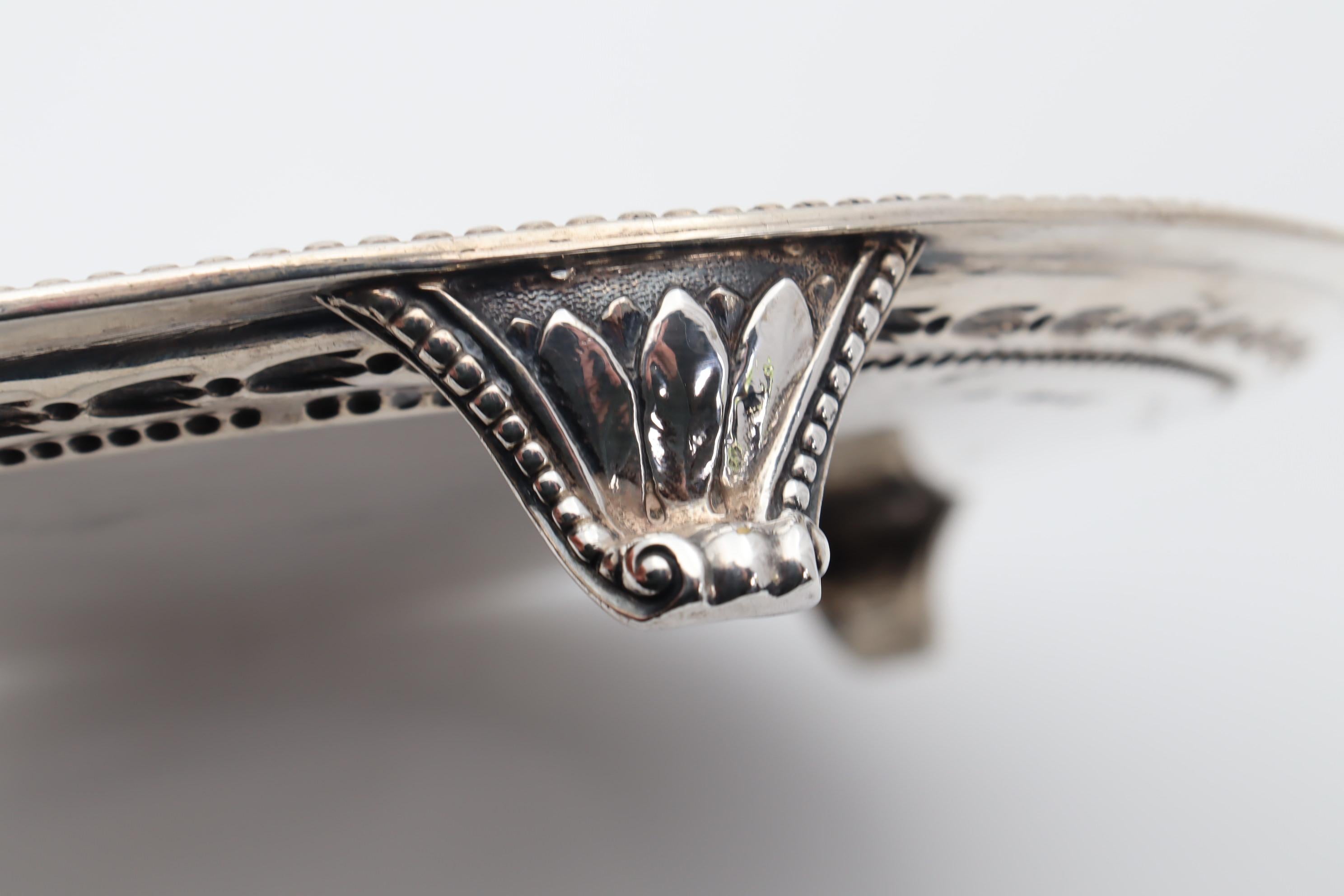 Sterling silver salver by John Samuel Hunt of Hunt and Roskell London ...