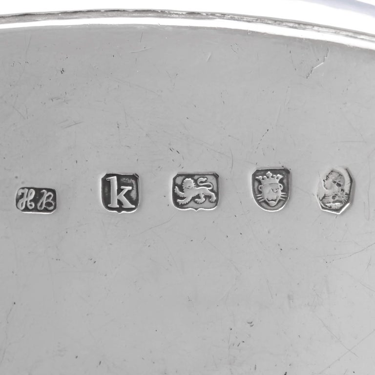 Hester Bateman, George III Antique Sterling Silver Salver from 1785 at ...