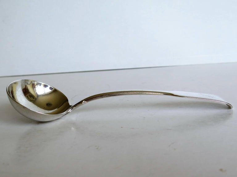 Sterling Silver Sauce Ladle or Fiddle-Back Spoon by Charles Boyton ...