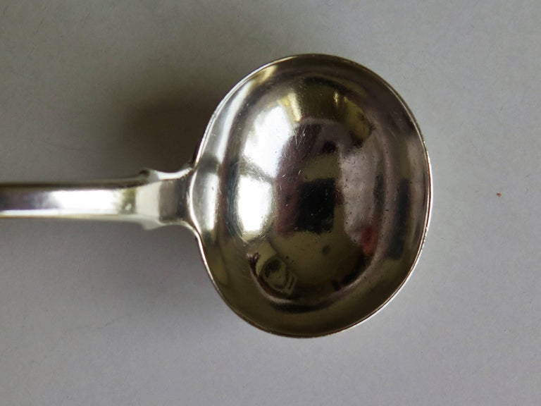 Sterling Silver Sauce Ladle or Fiddle-Back Spoon by Charles Boyton ...