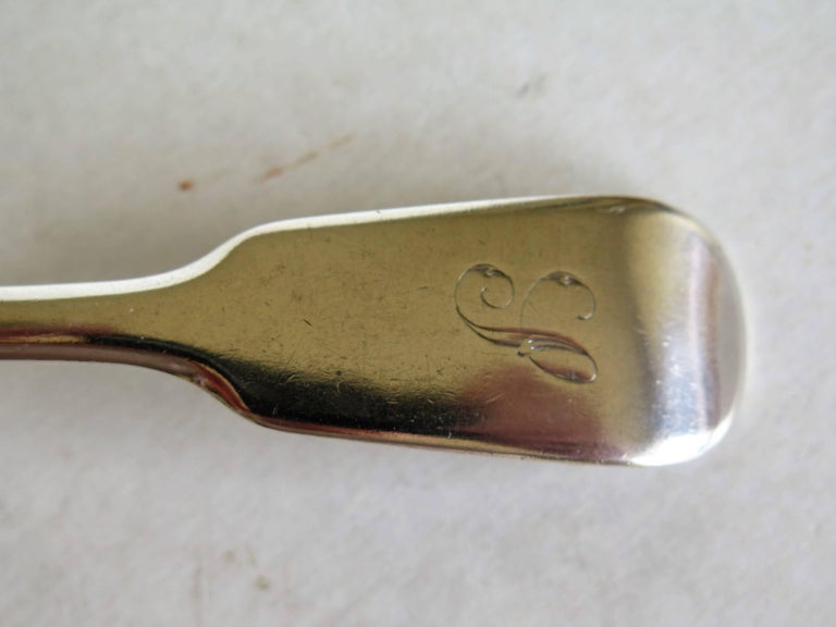 Sterling Silver Sauce Ladle or Fiddle-Back Spoon by Charles Boyton ...