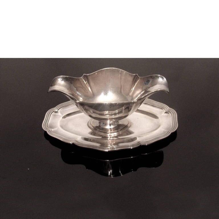 Sterling Silver Sauceboat by Leon Lapar, France, 19th Century For Sale ...