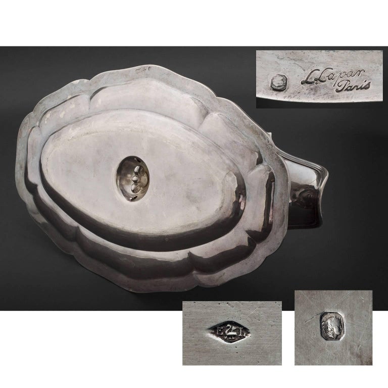 Sterling Silver Sauceboat by Leon Lapar, France, 19th Century For Sale ...
