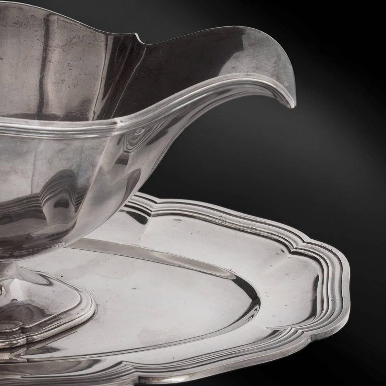 Sterling Silver Sauceboat by Leon Lapar, France, 19th Century For Sale ...