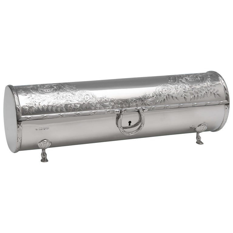 Sterling Silver Scroll Holder at 1stDibs