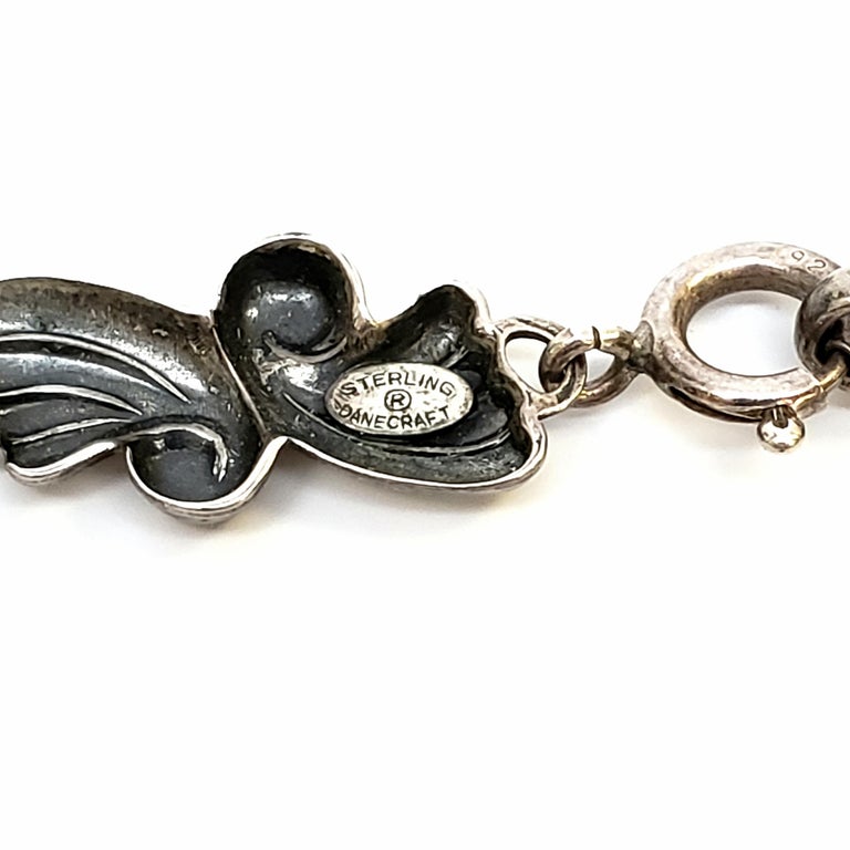 Sterling Silver Scroll Link Necklace at 1stDibs | scroll link chain