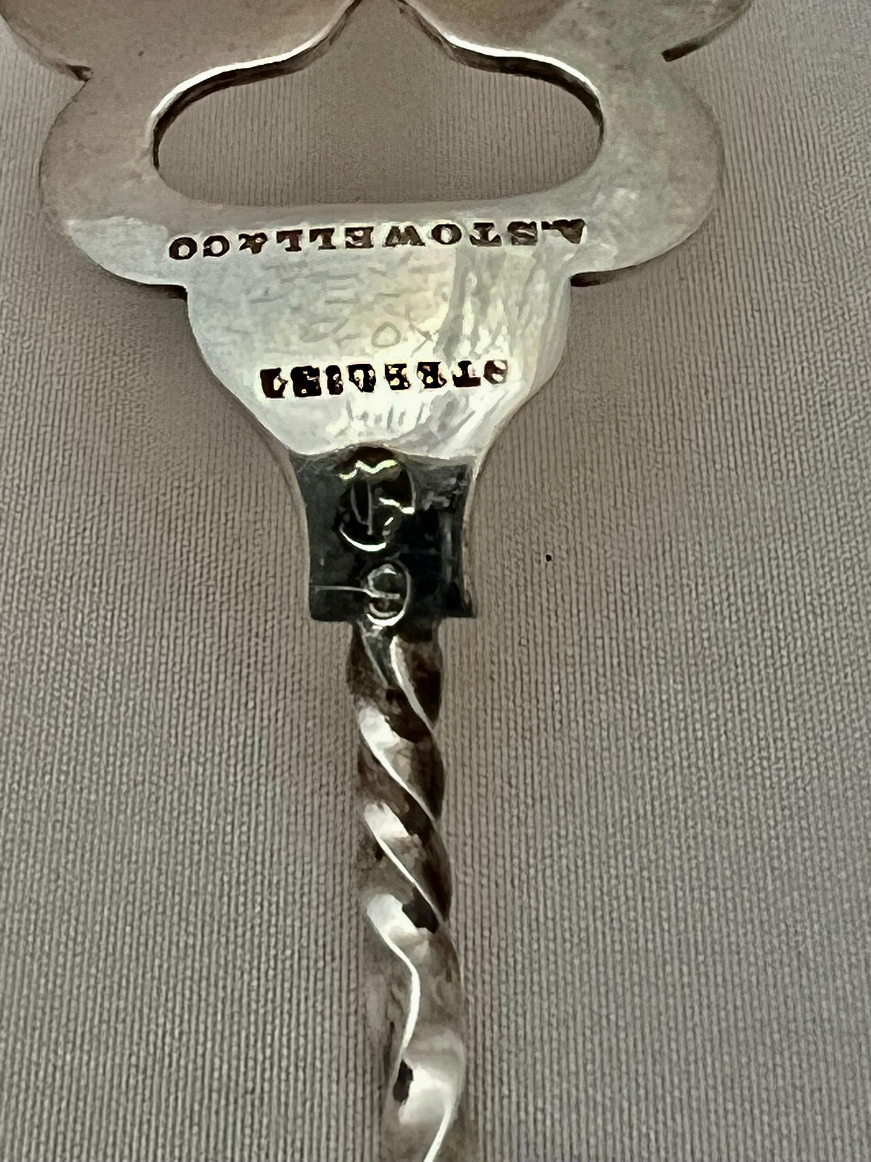 Sterling Silver Serving Fork by A. Stowell and Company at 1stDibs | a ...