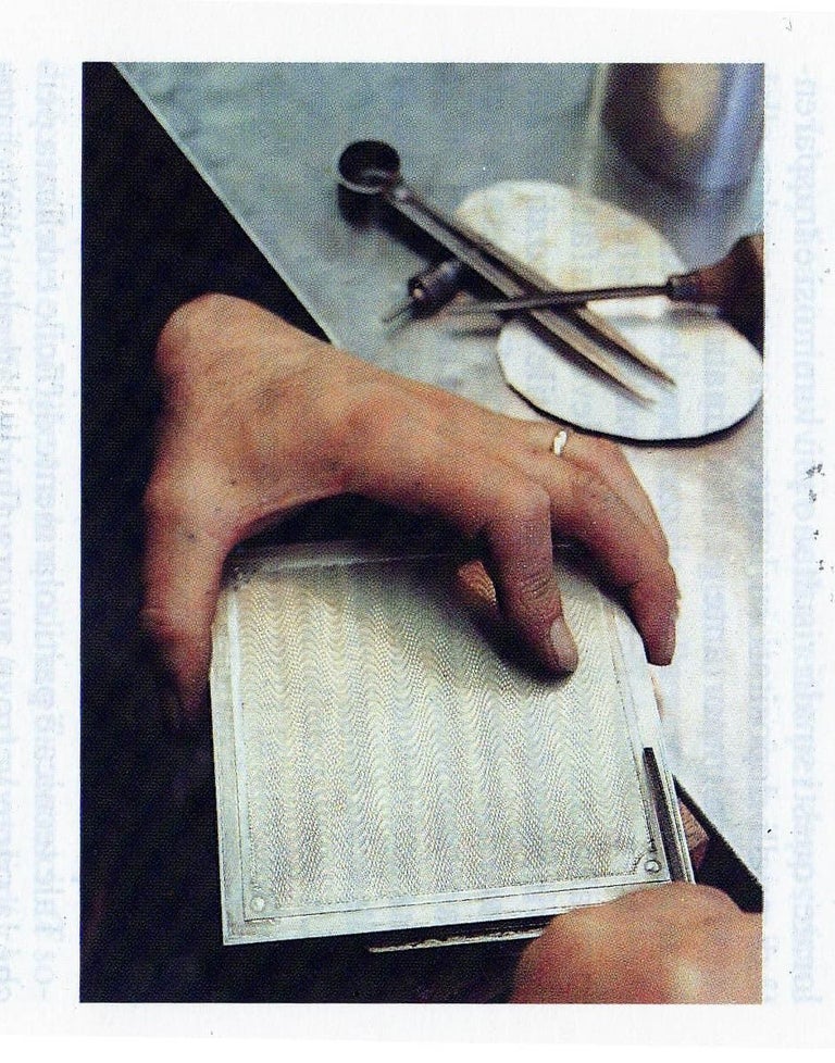 Tabatière en argent sterling émaillée au feu Salimbeni miniature peinte ...