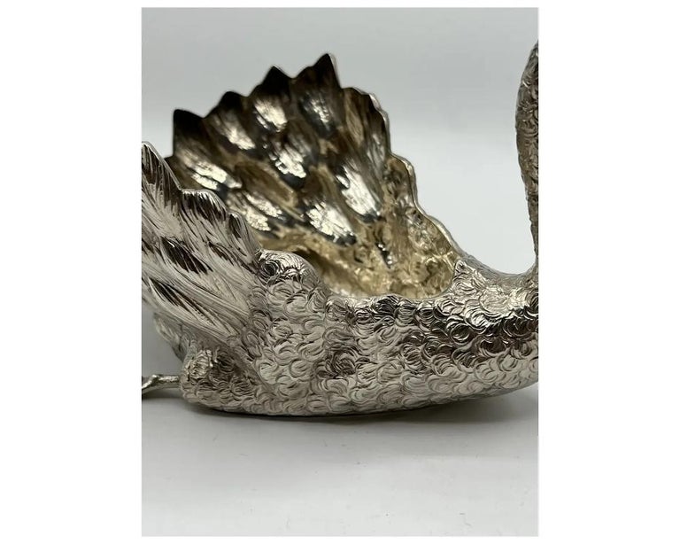 Sterling Silver Swan Bird by Buccellati Italy For Sale at 1stDibs