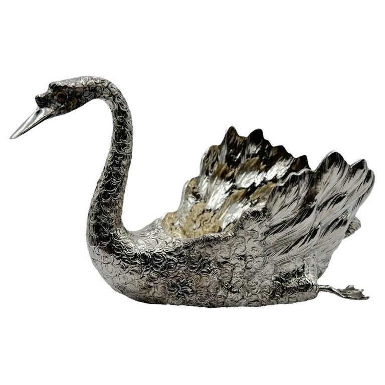 Sterling Silver Swan Bird by Buccellati Italy For Sale at 1stDibs