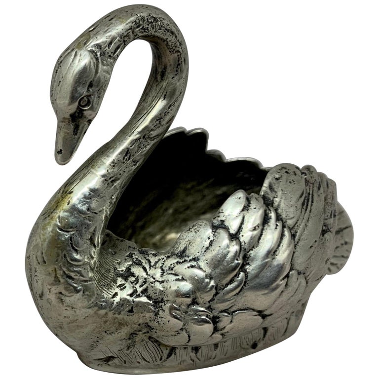 Sterling Silver Swan at 1stDibs