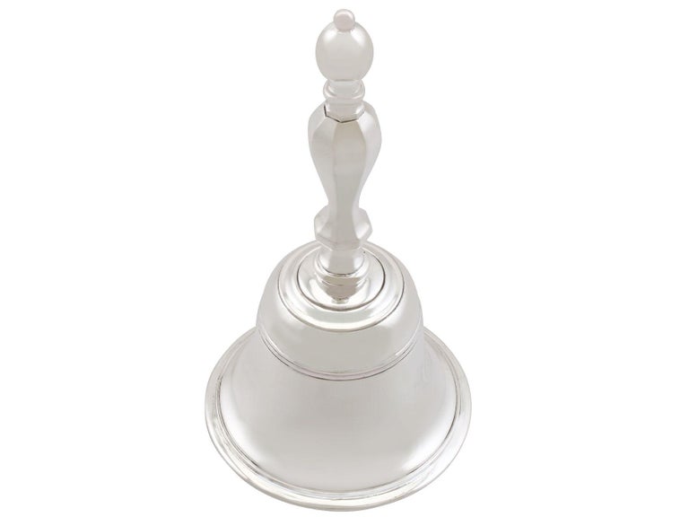 Vintage Sterling Silver Table Bell For Sale at 1stDibs