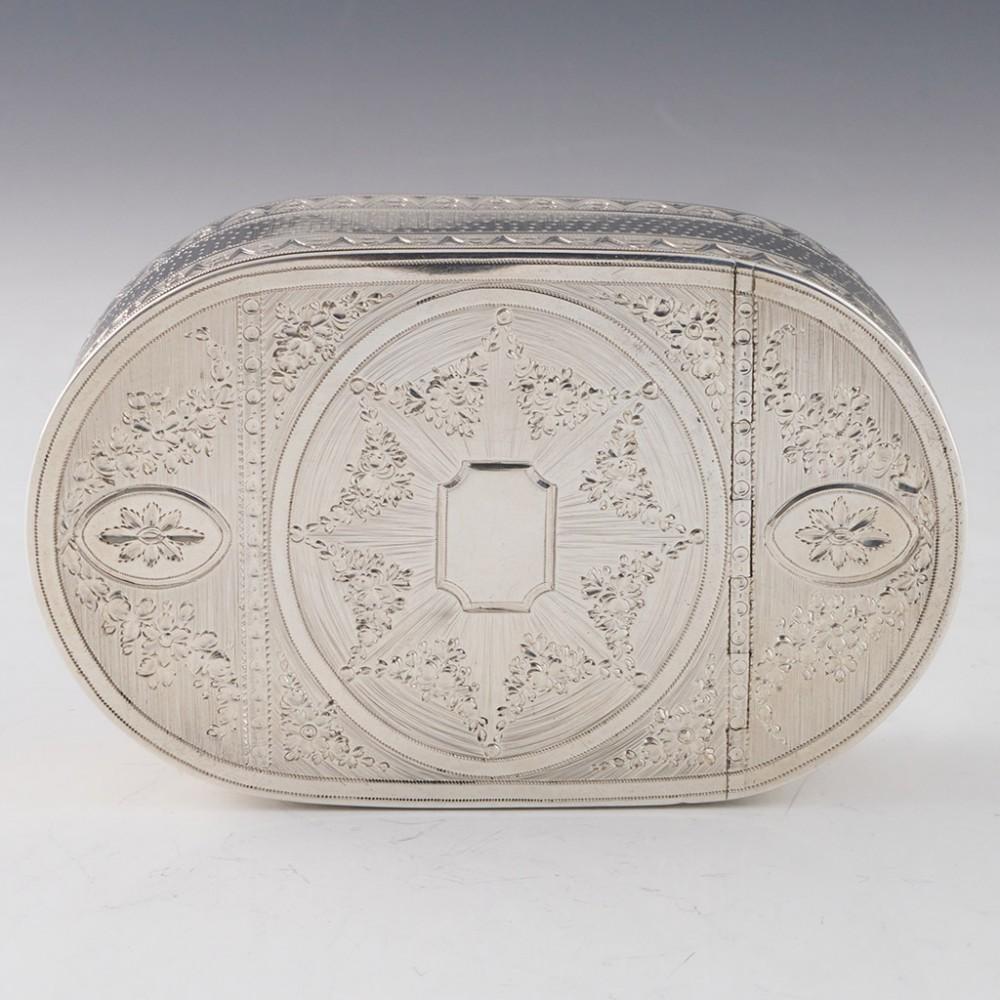 Sterling Silver Table Snuff Box Charles Hougham London 1792 at 1stDibs