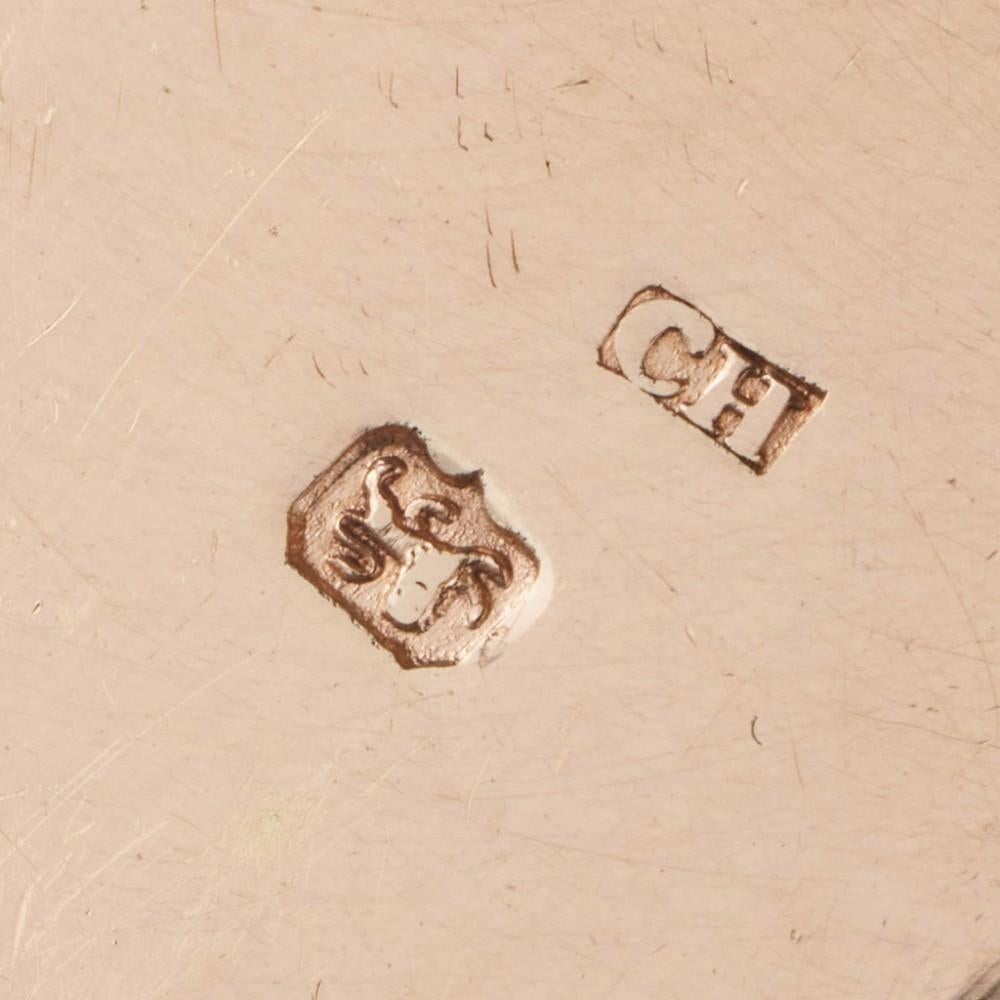 Sterling Silver Table Snuff Box Charles Hougham London 1792 at 1stDibs