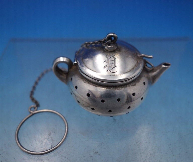 Sterling Silver Tea Ball in Tea Pot Shape 1 1/4" (#6839) For Sale at ...