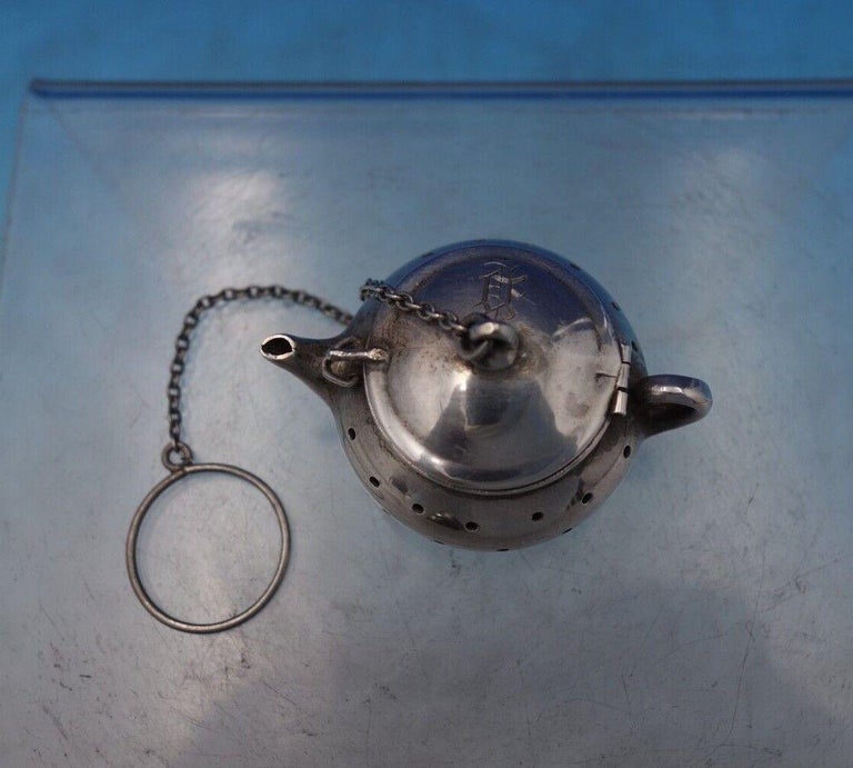 Sterling Silver Tea Ball in Tea Pot Shape 1 1/4" (#6839) For Sale at ...