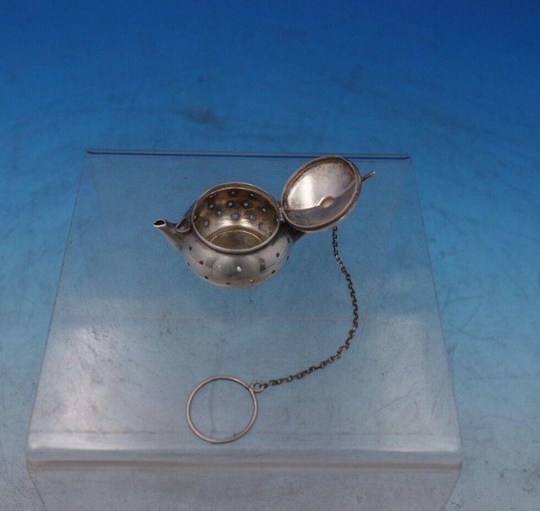 Sterling Silver Tea Ball in Tea Pot Shape 1 1/4" (#6839) For Sale at ...
