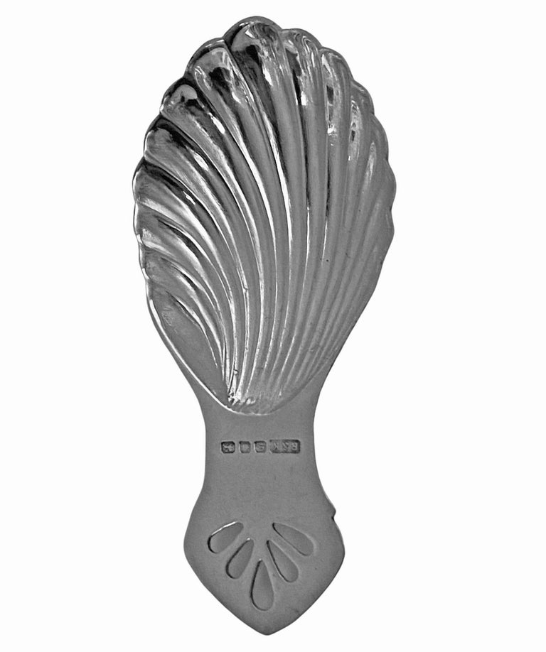 Sterling Silver Tea Caddy Spoon, London 1964 Richards and Knight For ...