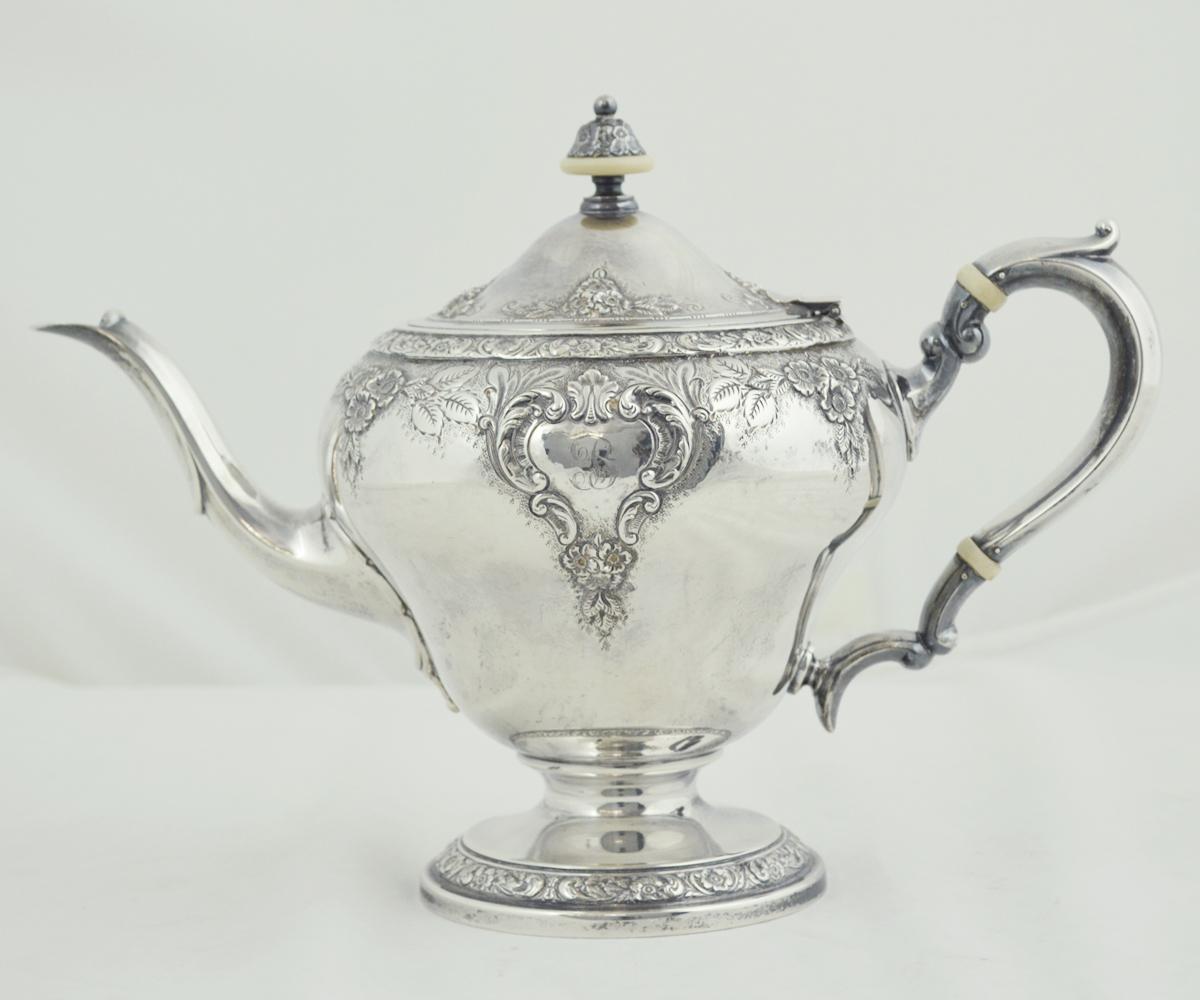 Sterling Silver Tea Set For Sale at 1stDibs