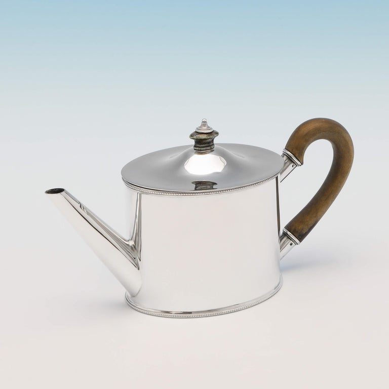 Sterling Silver Teapot by Roberts and Belk with Removable Lid from 1924 ...
