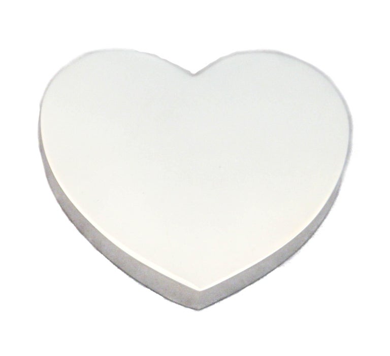 Sterling Silver Tiffany Mid-Century Heart Box at 1stDibs