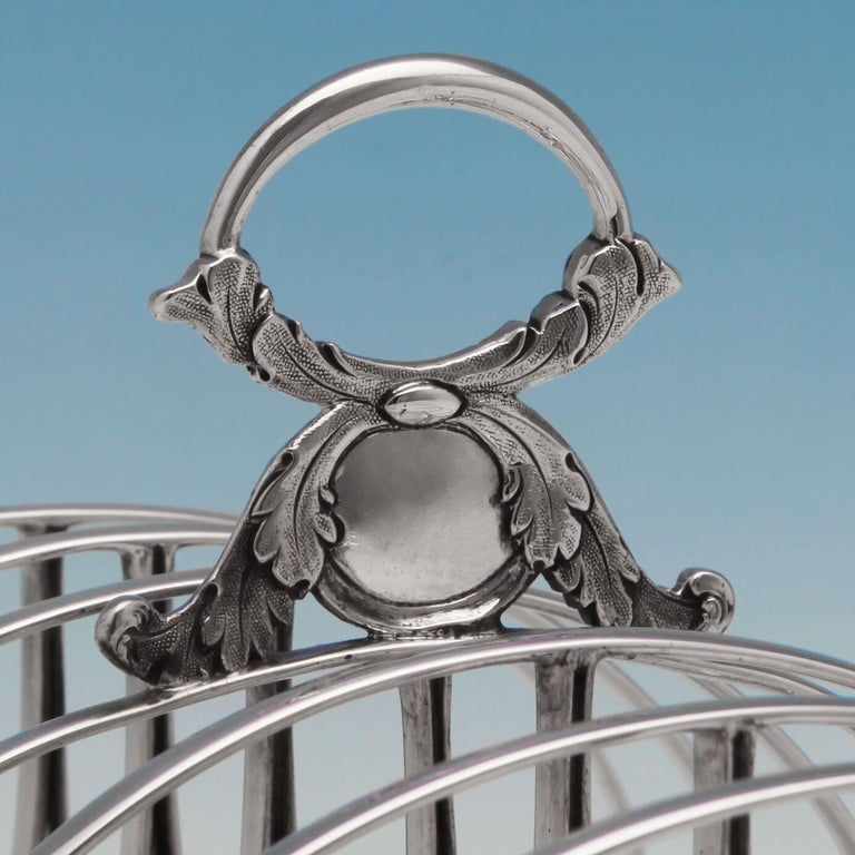 Sterling Silver Toast Rack at 1stDibs
