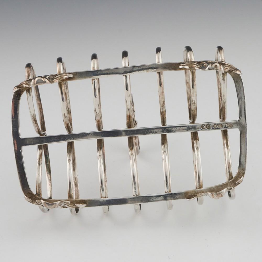 Sterling Silver Toast Rack London 1844 For Sale at 1stDibs