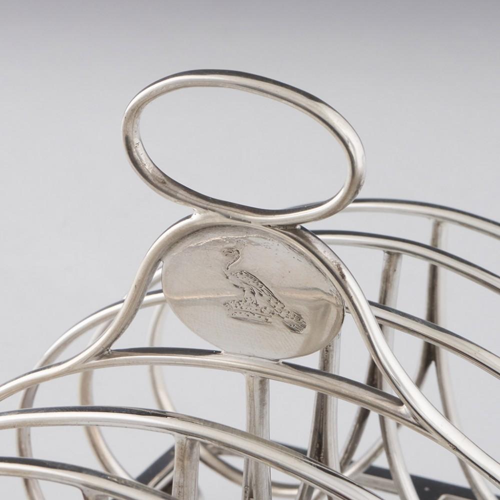 Sterling Silver Toast Rack William Eaton London 1813 For Sale at 1stDibs