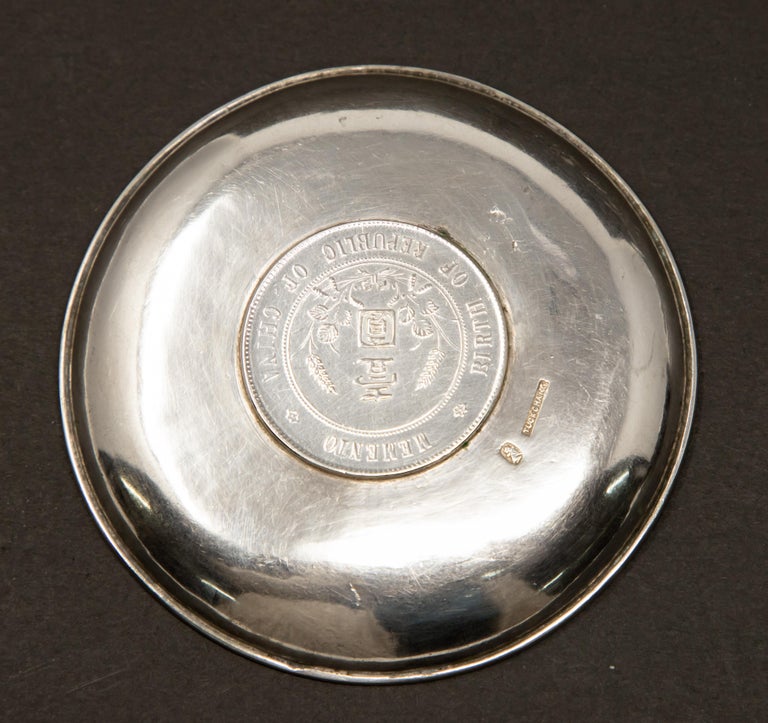 Sterling Silver Tuck Chang Coin Dish For Sale at 1stDibs