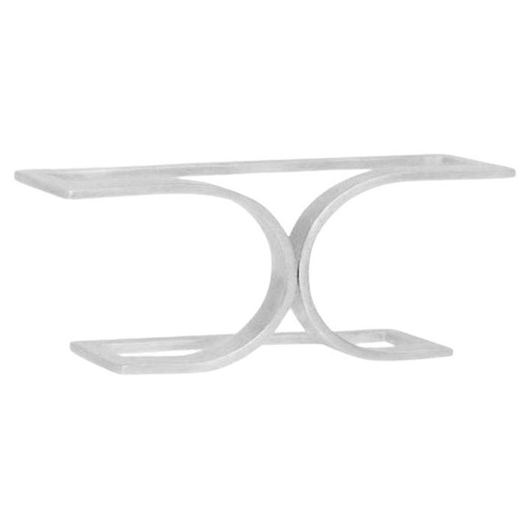 Customizable Sterling Silver "Unfinishing Line" double ring For Sale at ...