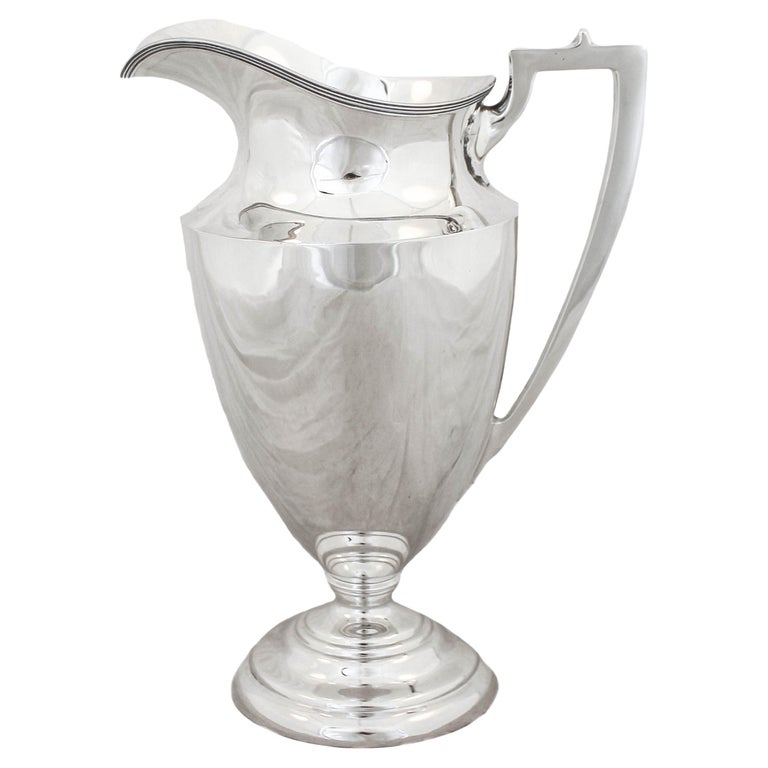 Sterling Silver Water Pitcher For Sale at 1stDibs
