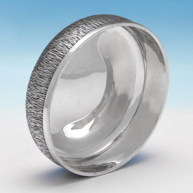 Mid-Century Modern Sterling Silver Wine Coaster by Gerald Benney at 1stDibs