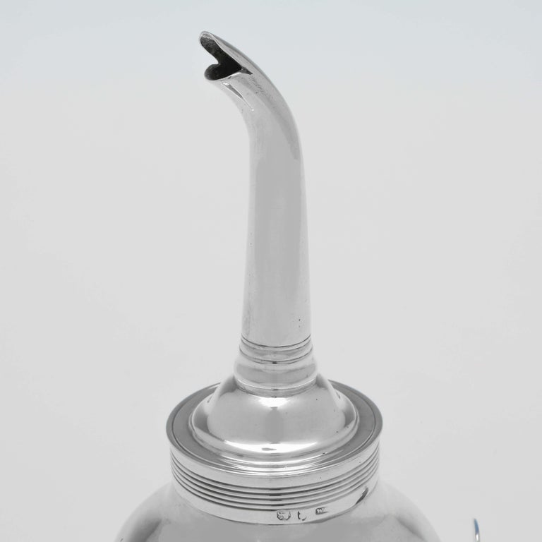 George III Antique Sterling Silver Wine Funnel - London 1805 William ...